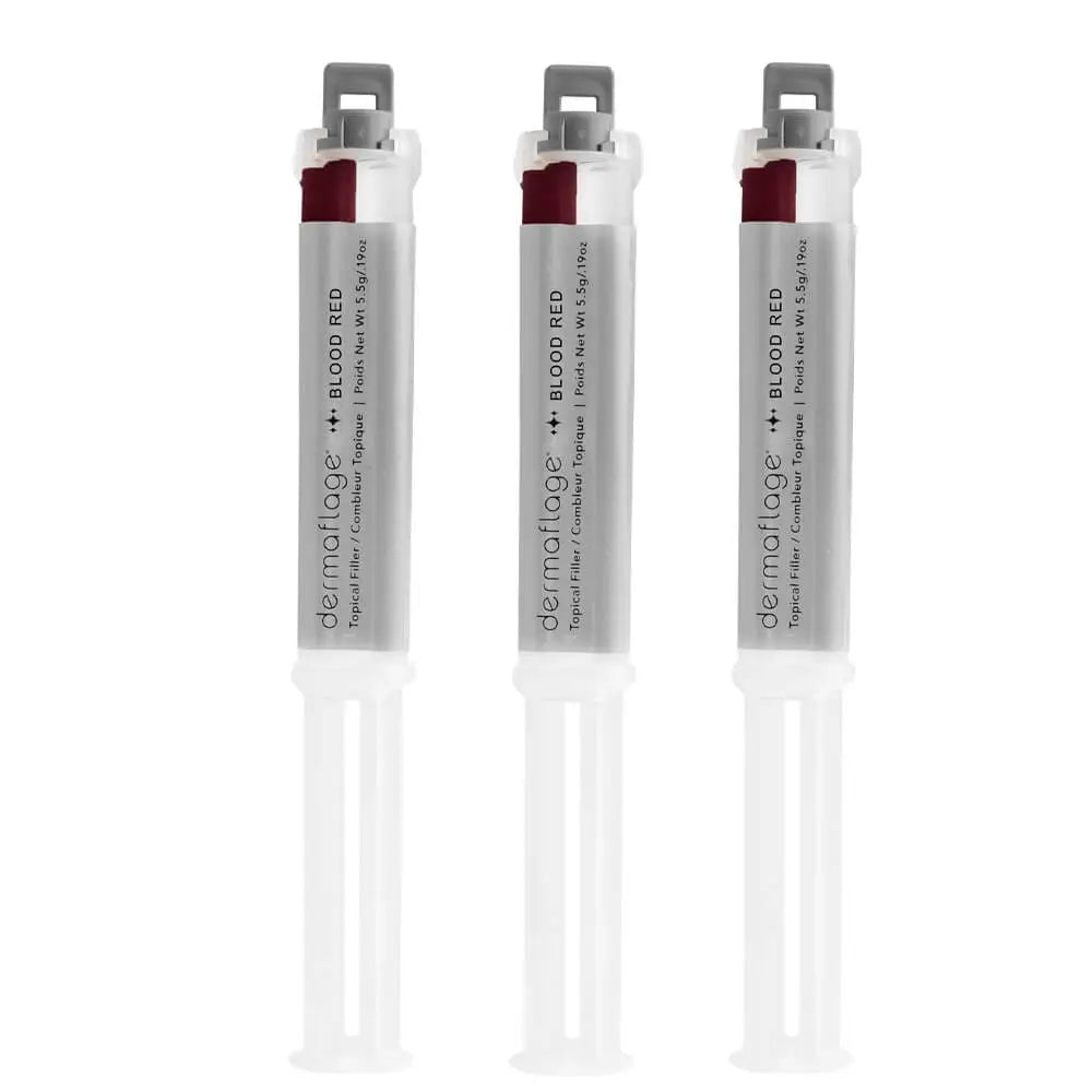 FastFX Set of 3 Blood Red Applicators | Best SFX makeup – Dermaflage Store