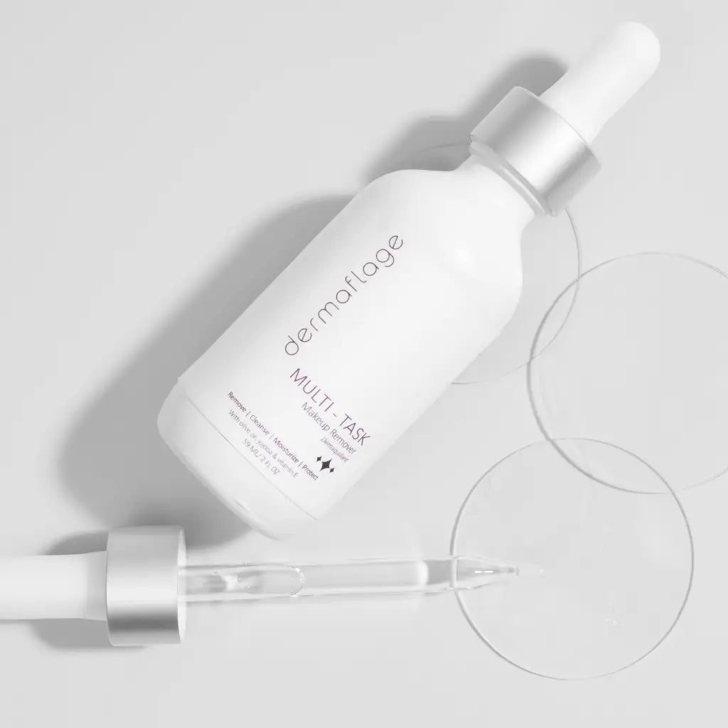 Multi-Task Makeup Remover and Cleanser with Jojoba Oil for Sensitive ...